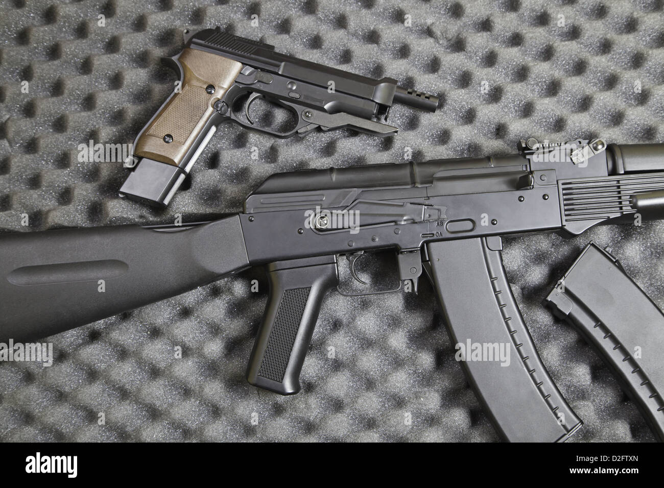 Weapons of war, defense weapons detail, death and destruction Stock ...