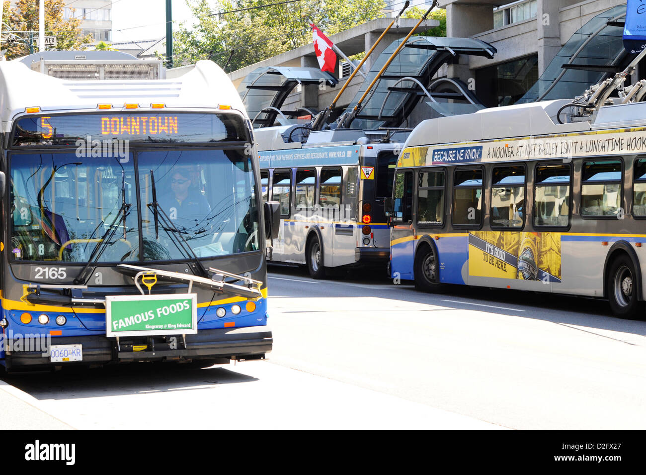 Public transport in Vancouver Stock Photo - Alamy