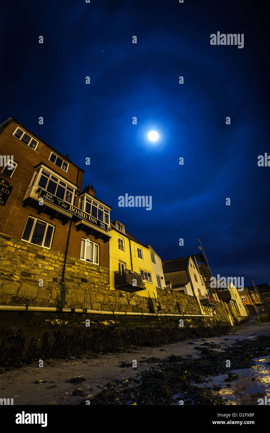 Whitby - Moon Stock Photo - Alamy