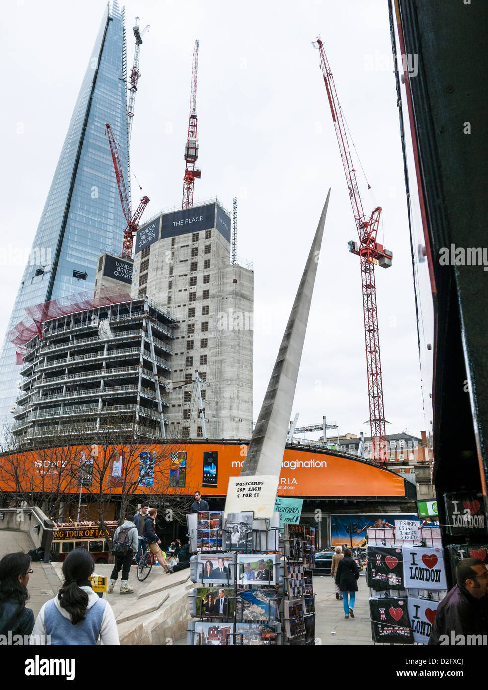 The shard london construction hi-res stock photography and images - Alamy