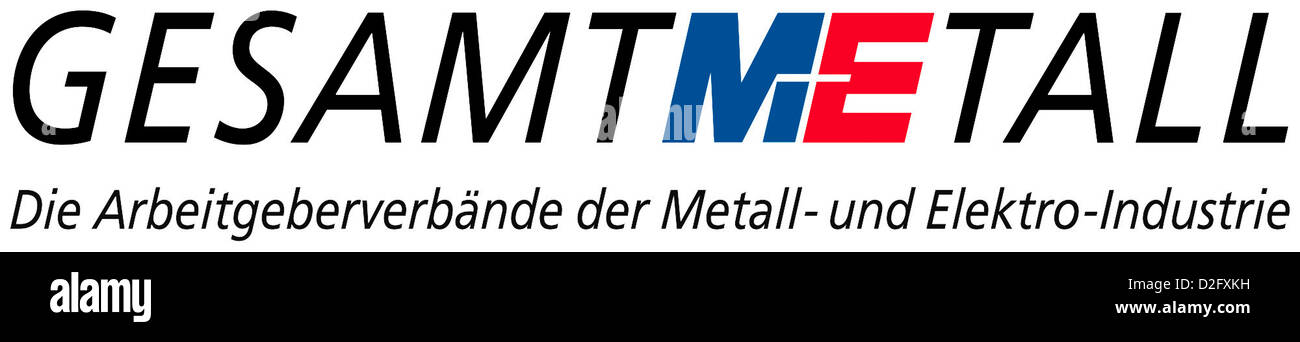 Logo of German employers organization Gesamtmetall with seat in Berlin ...