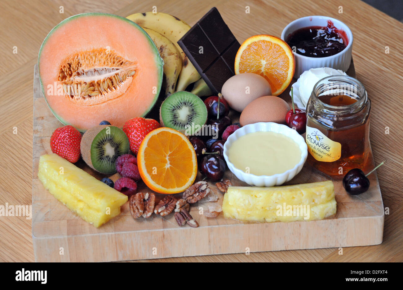 Table full foods go making hi-res stock photography and images - Alamy