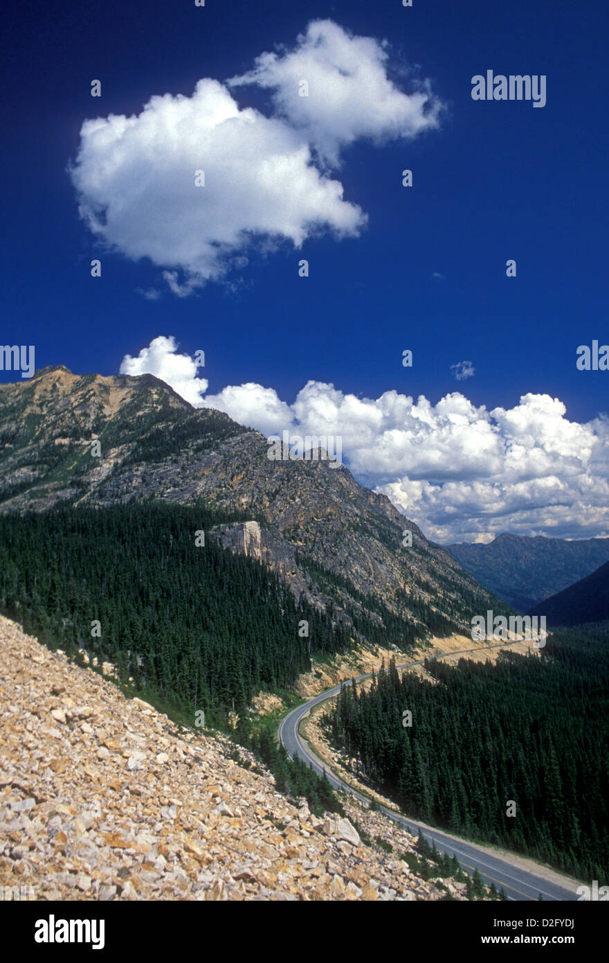 North Cascades Highway, Route 20, east side of, Washington Pass ...
