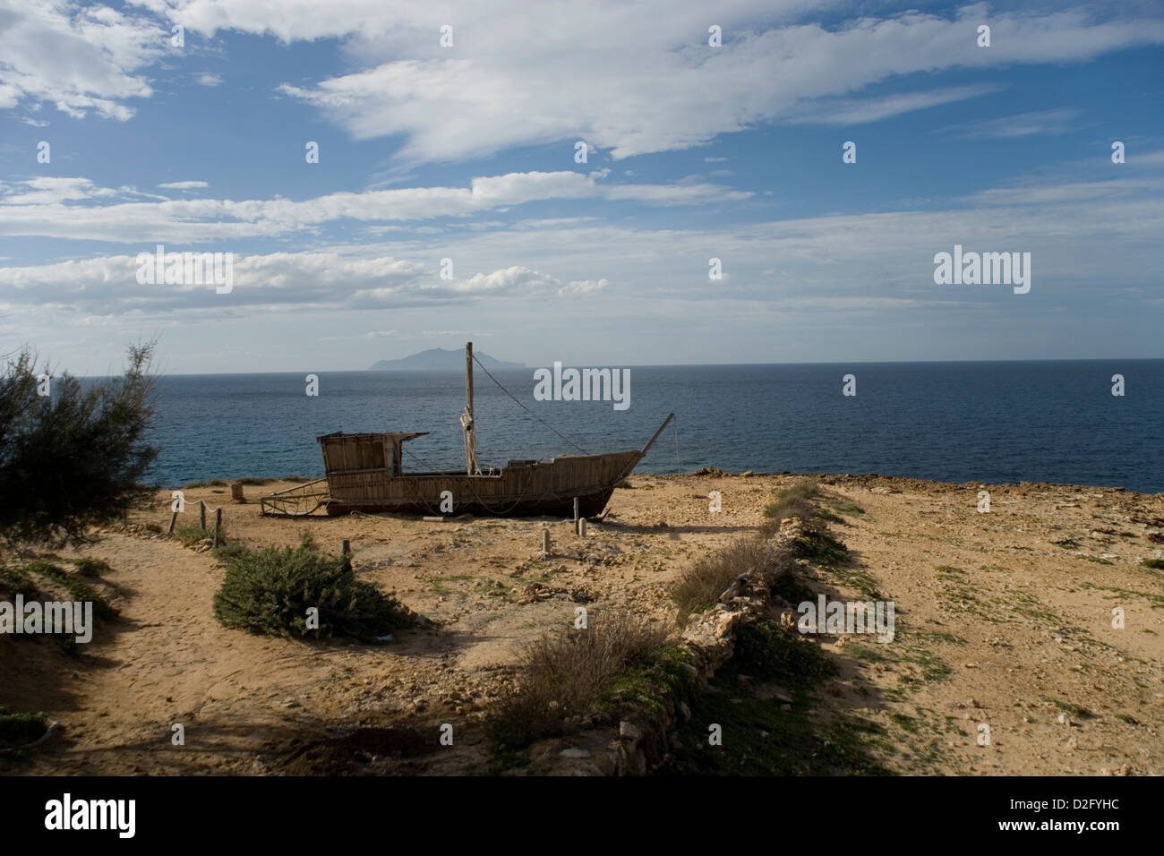 By Jebel Abiod at the tip of the Cap Bon peninsula in Tunisia Stock ...