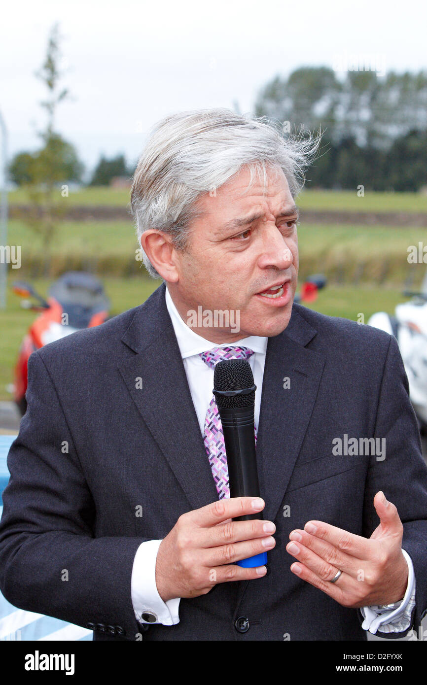 Speaker and Buckingham MP John Bercow pictured while unveiling a ...