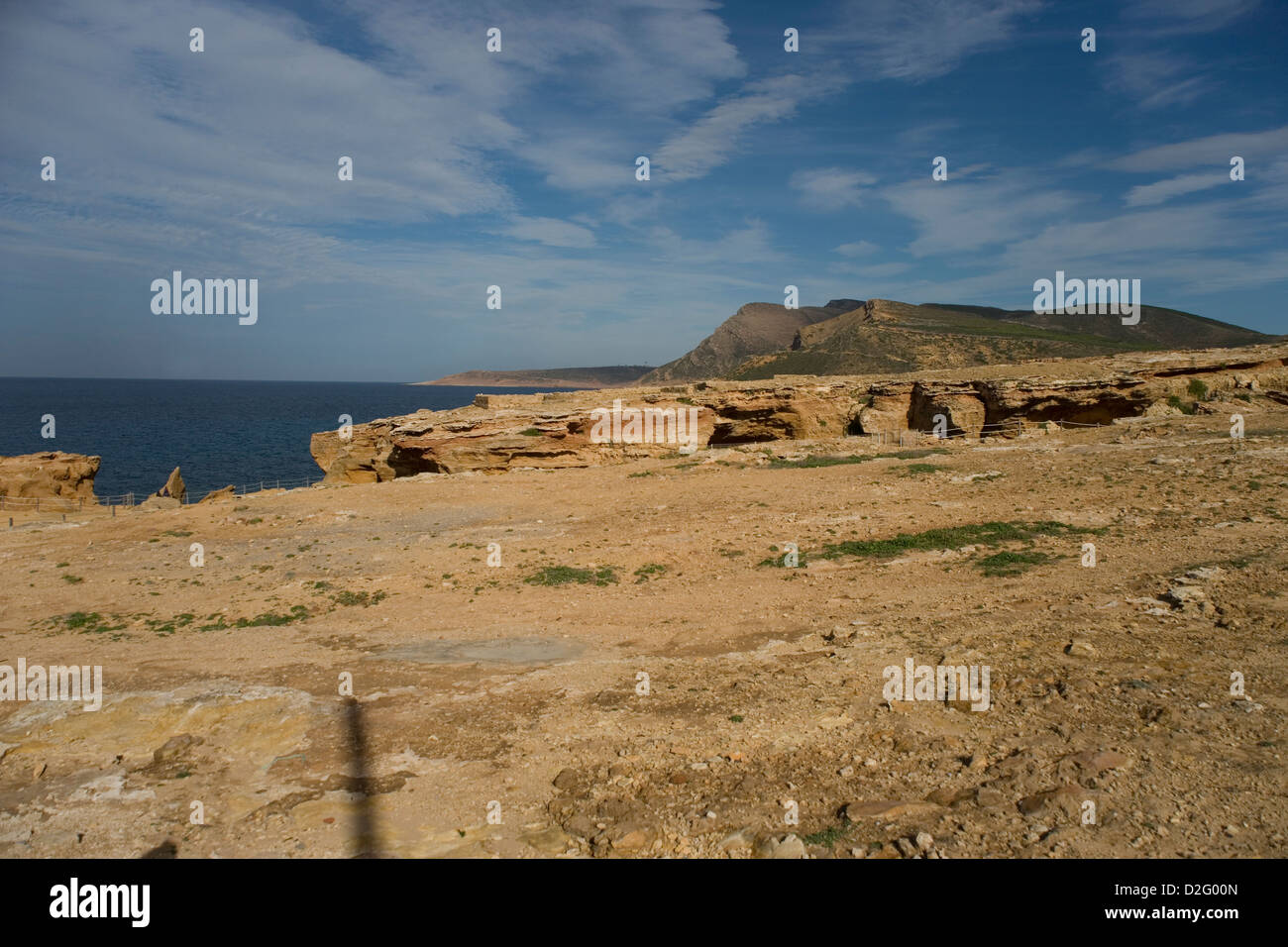 By Jebel Abiod at the tip of the Cap Bon peninsula in Tunisia Stock ...