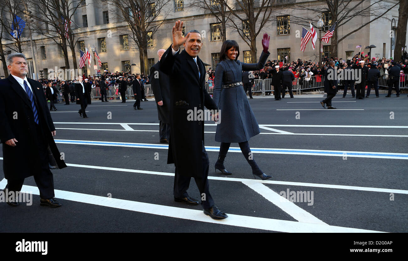 Washington DC, USA. 21st January 2013. United States President Barack ...