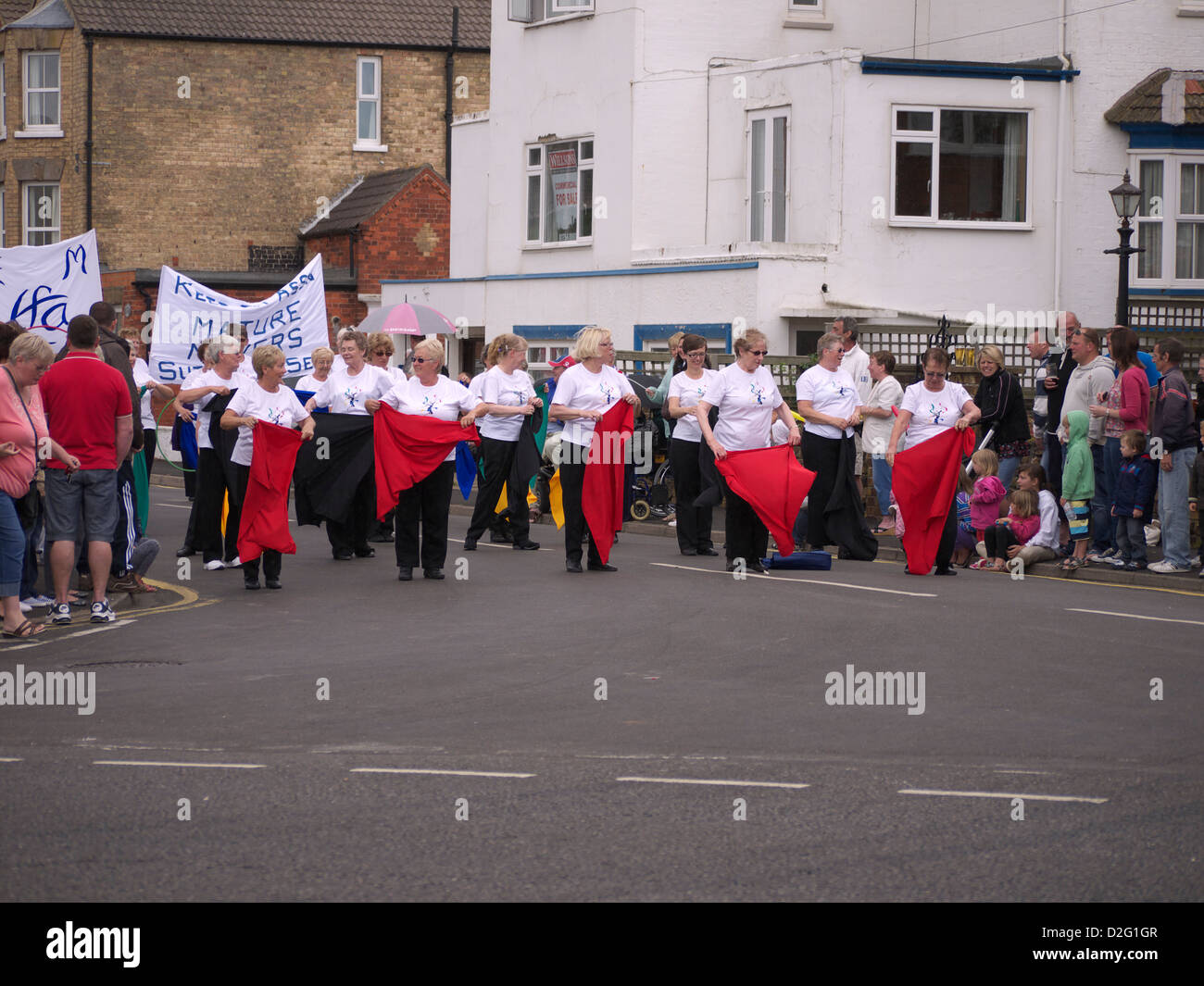 Part of Sutton on Sea carnival parade august 2012 Stock Photo - Alamy