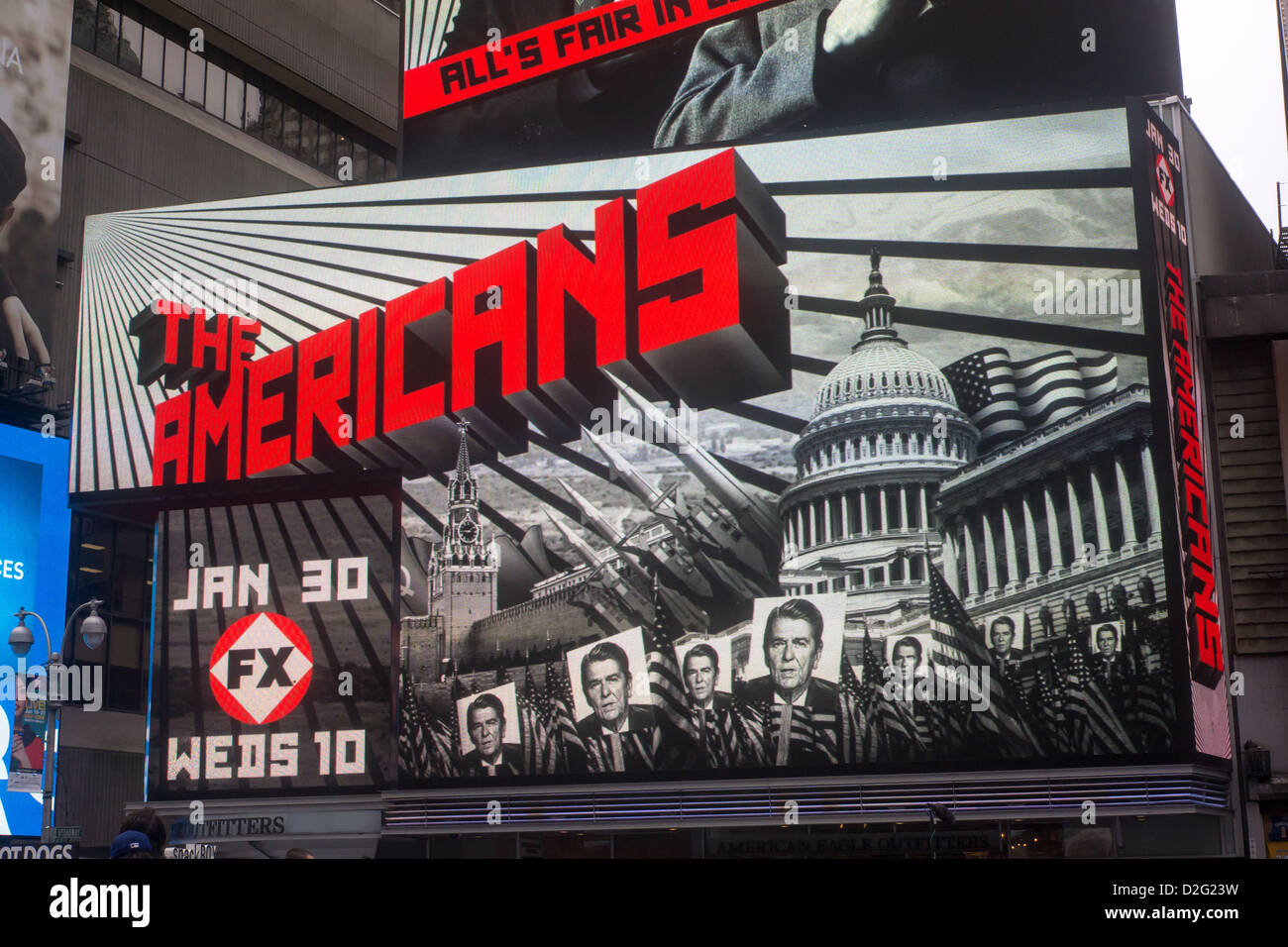 The americans fx poster hi-res stock photography and images - Alamy