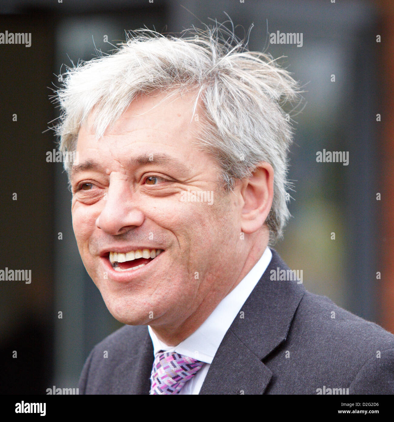 Speaker and Buckingham MP John Bercow pictured while unveiling a ...