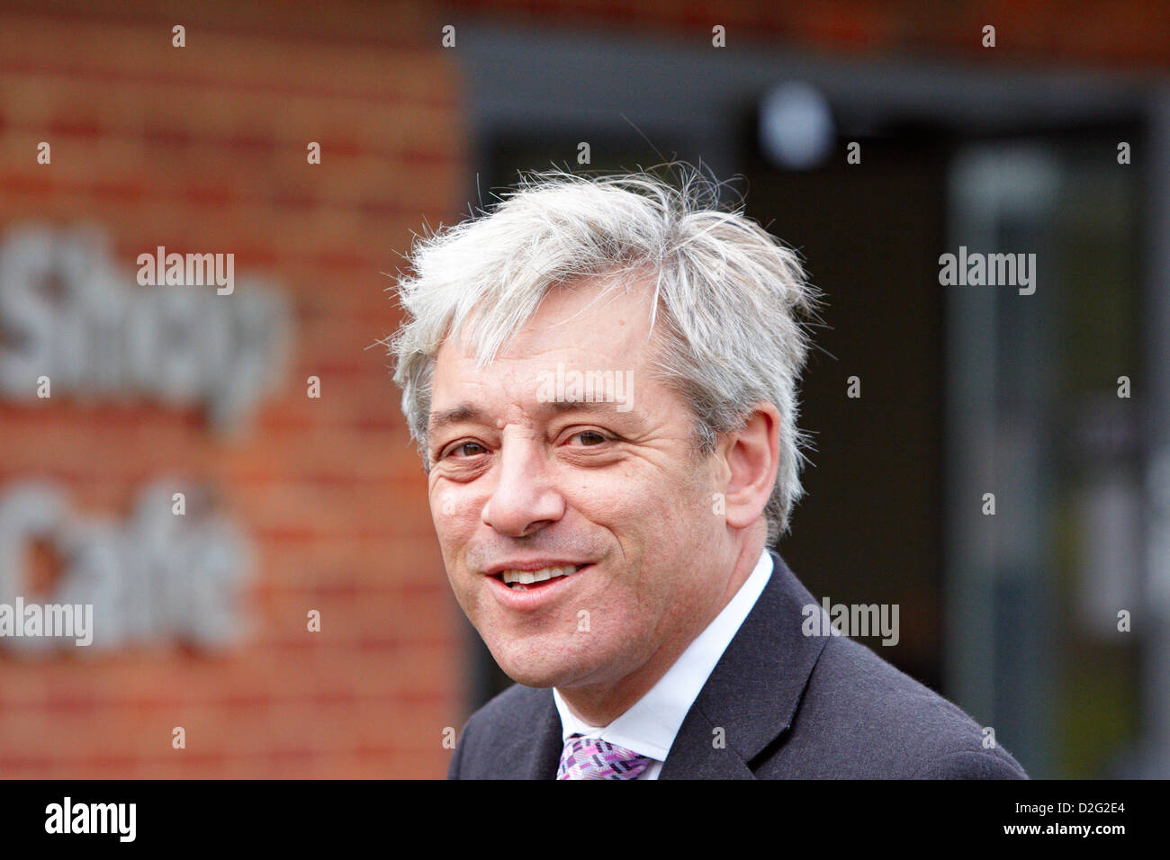 Speaker and Buckingham MP John Bercow pictured while unveiling a ...