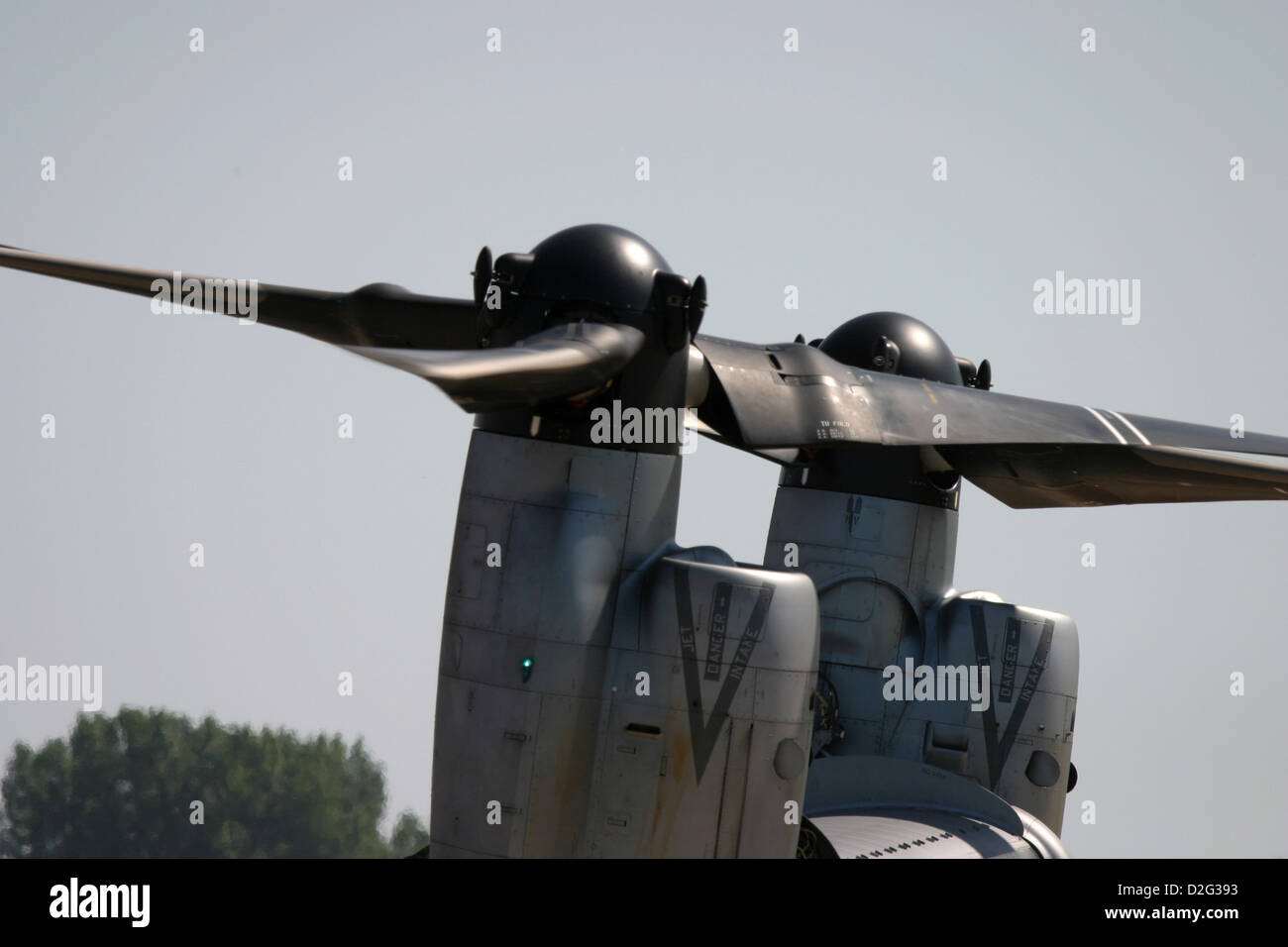 Bell Boeing V-22 Osprey at RAF Tattoo Fairford UK rotor prop close up ...