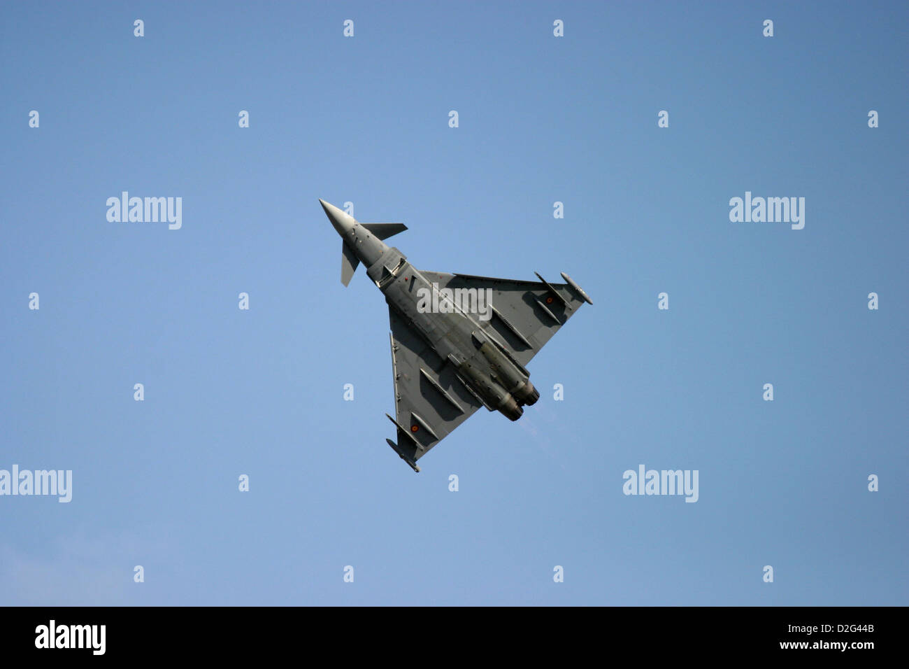 Eurofighter Typhoon at RAF Fairford air tattoo show in flight Stock ...