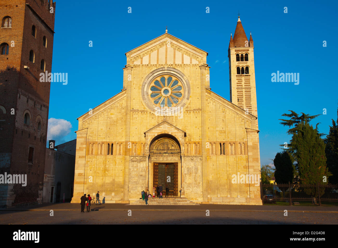 Basilica di San Zeno Maggiore church Verona city the Veneto region ...