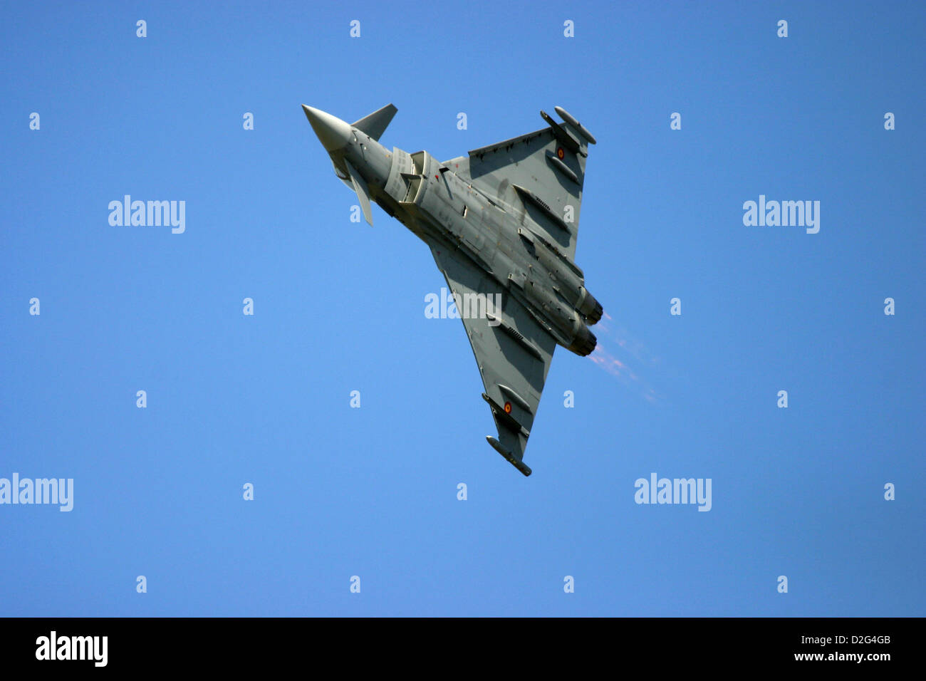 Eurofighter Typhoon at RAF Fairford air tattoo show in flight Stock ...