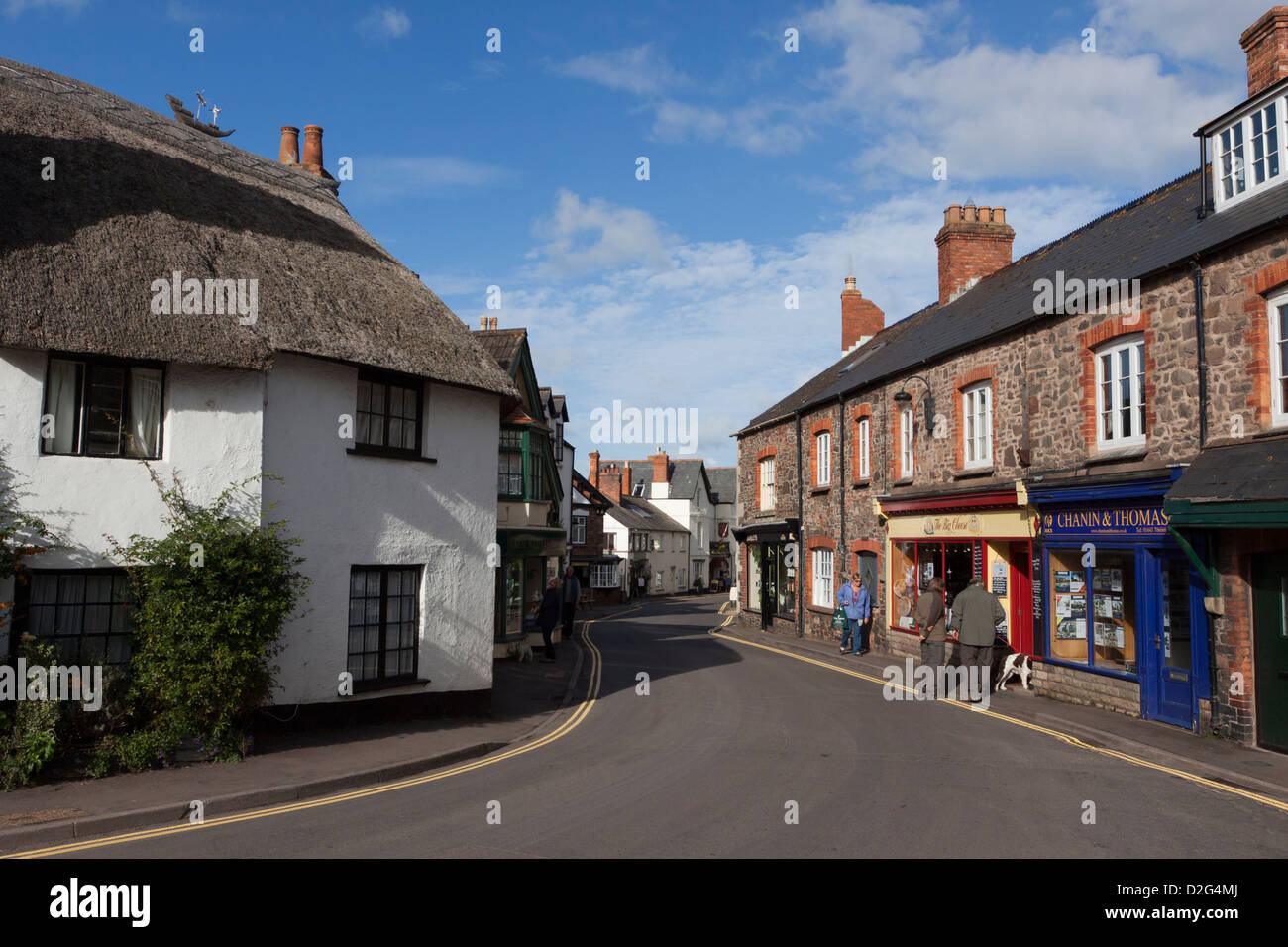 Porlock village somerset hi-res stock photography and images - Alamy