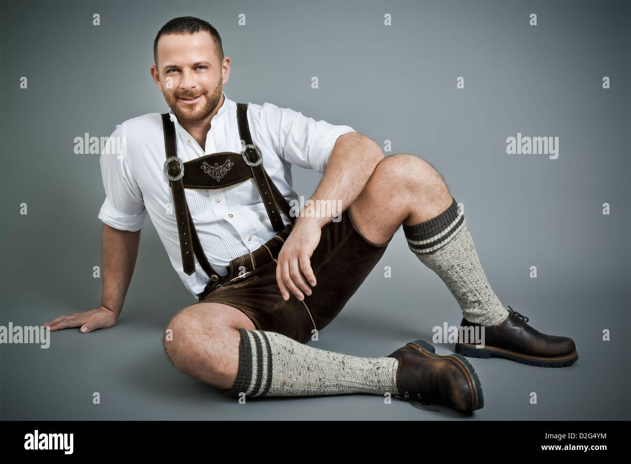 An image of a traditional bavarian man Stock Photo - Alamy
