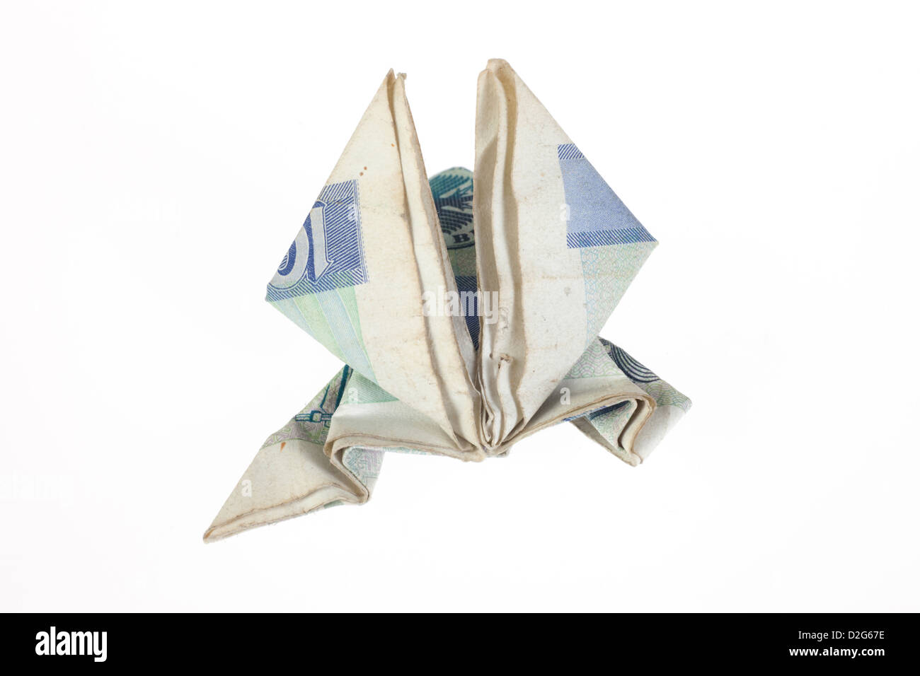 Money frog origami hi-res stock photography and images - Alamy