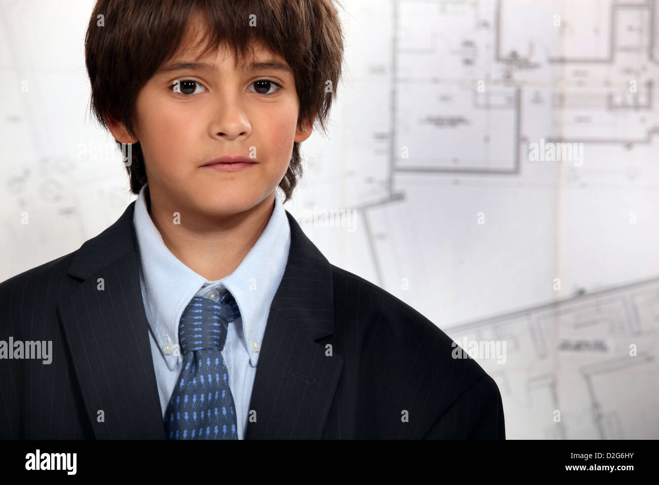 Child dressed as a man Stock Photo - Alamy