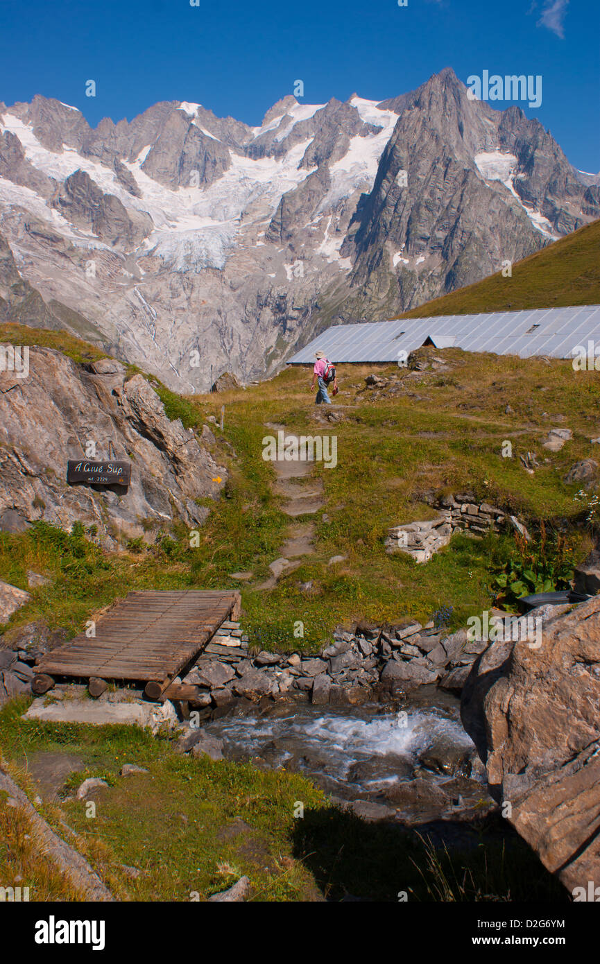 refuge bonetti,val d'aoste,italy Stock Photo - Alamy