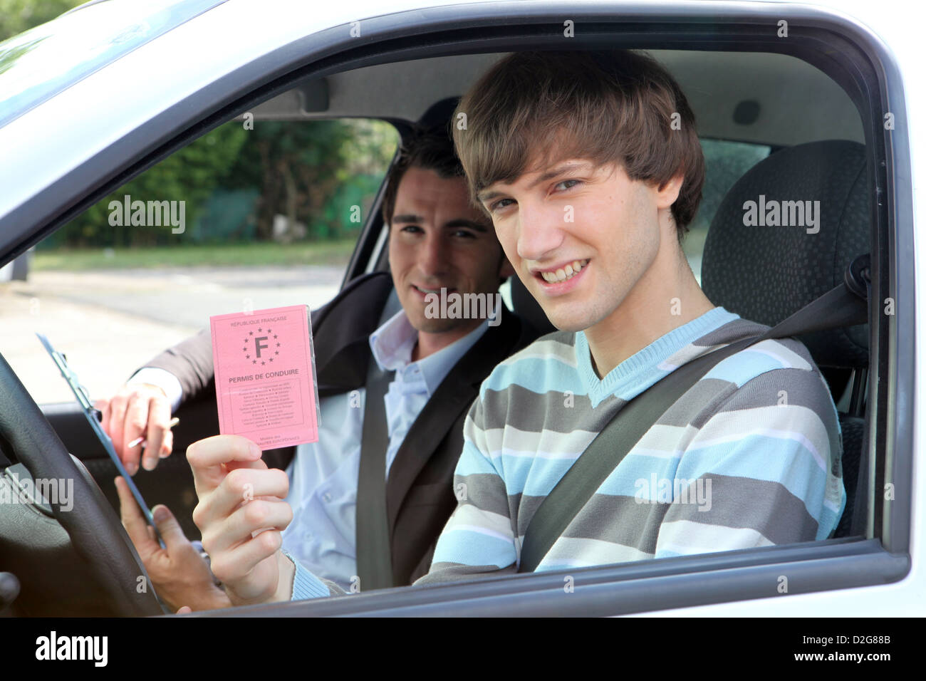 French driving licence Stock Photo - Alamy