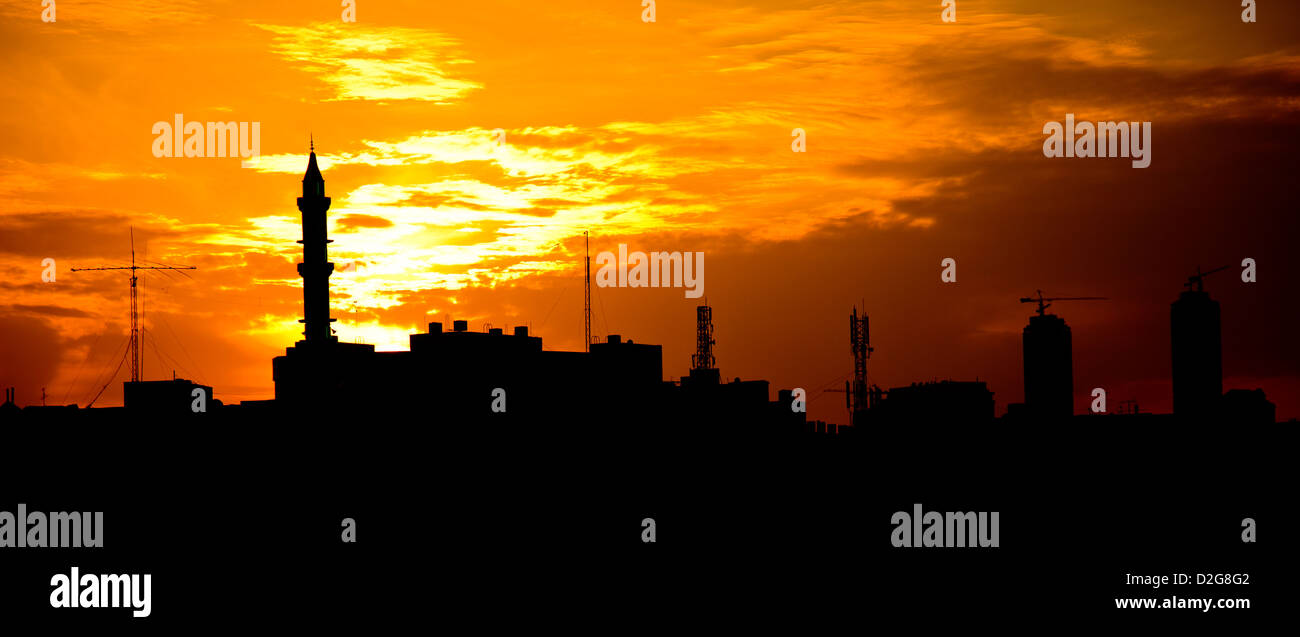 Amman at sunset time Stock Photo - Alamy