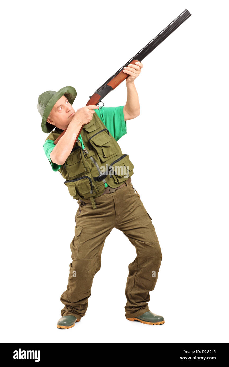 Hunter shooting rifle hi-res stock photography and images - Alamy
