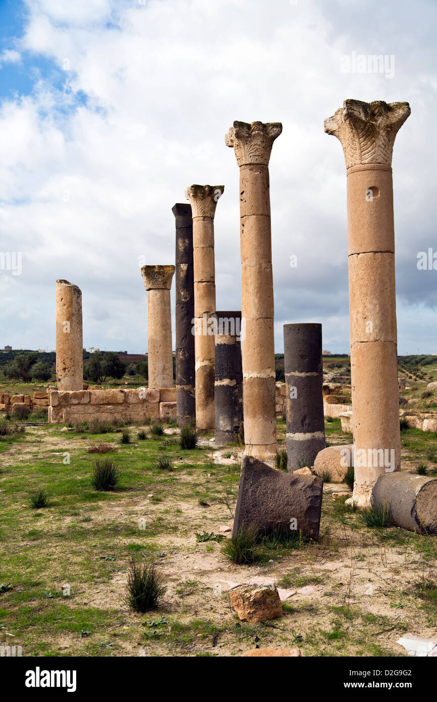Roman Ruins in Jordan Stock Photo - Alamy