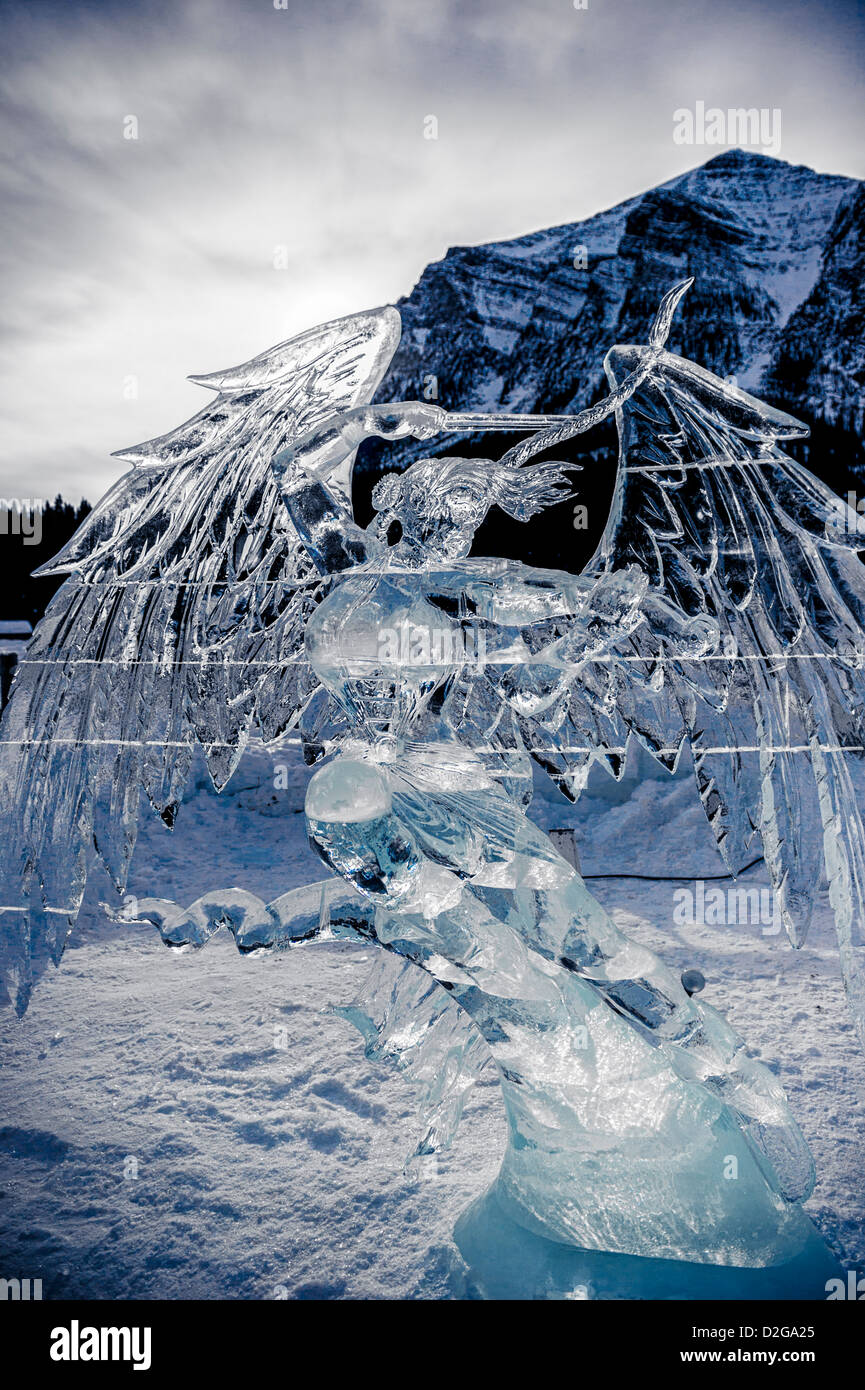 The Lake Louise Ice Magic Festival is the centerpiece of Banff National ...