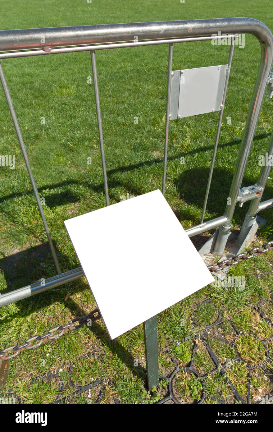 White warning sign hi-res stock photography and images - Alamy