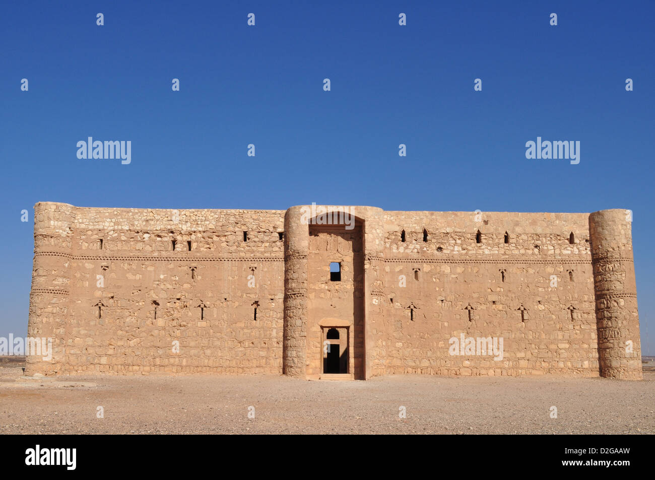 Islamic castle in east Jordan Stock Photo - Alamy