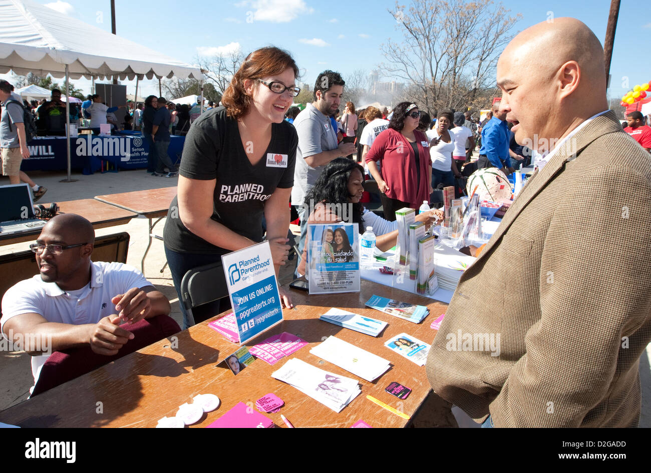 January 21st, 2013: Martin Luther King Jr. festival in Austin, Texas ...