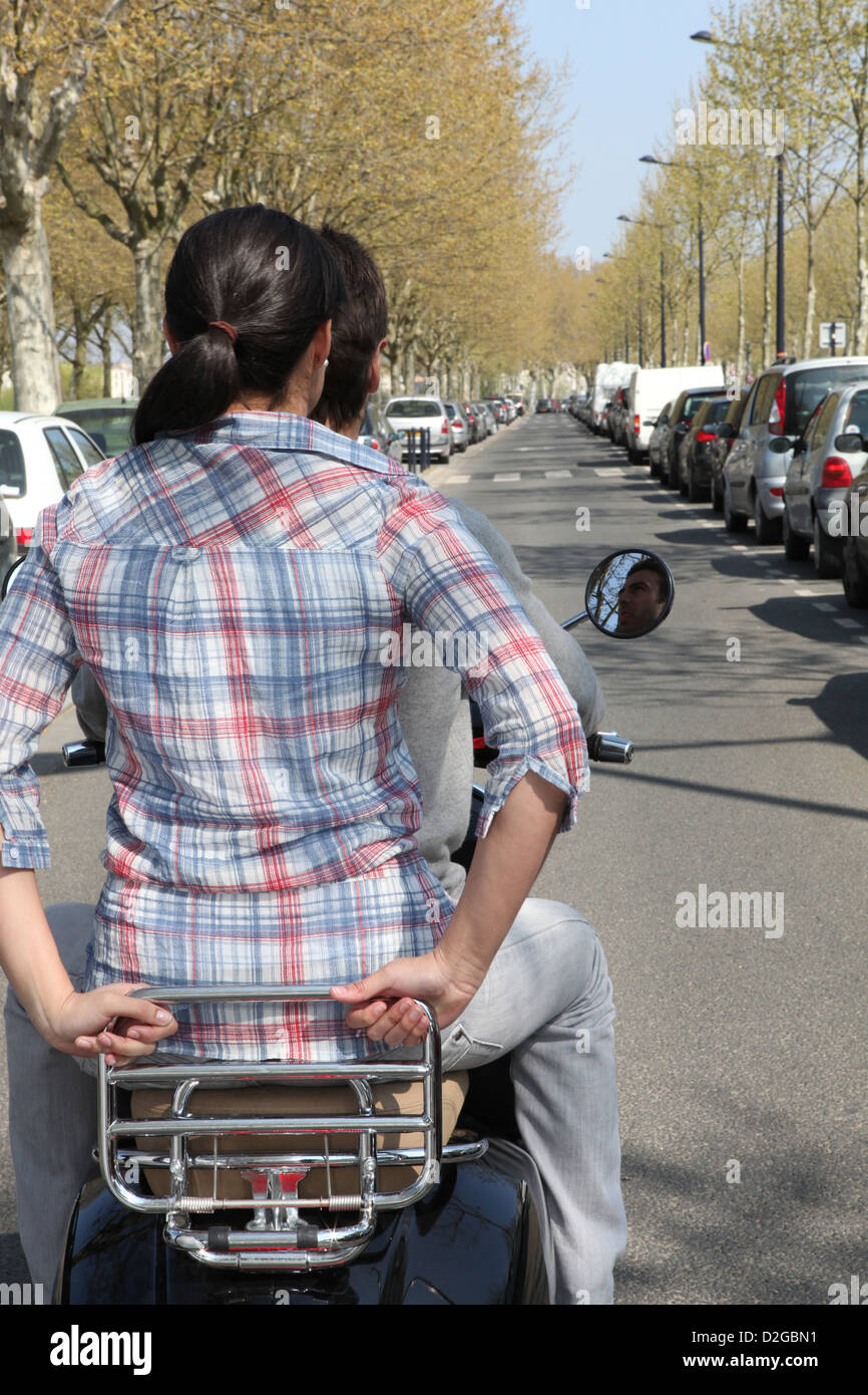 Hand on bike seat hi-res stock photography and images - Alamy