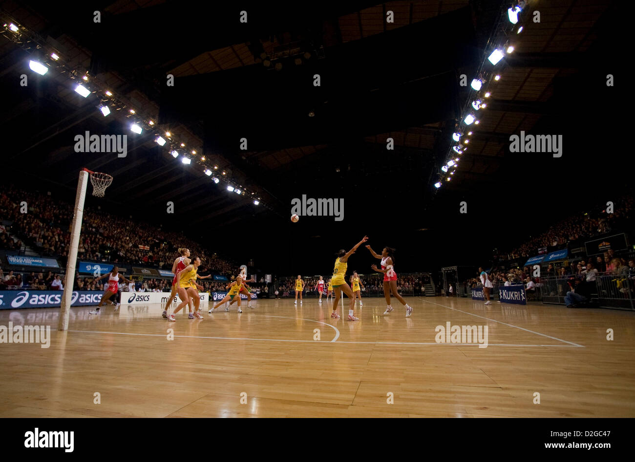 General view action between england hi-res stock photography and images ...