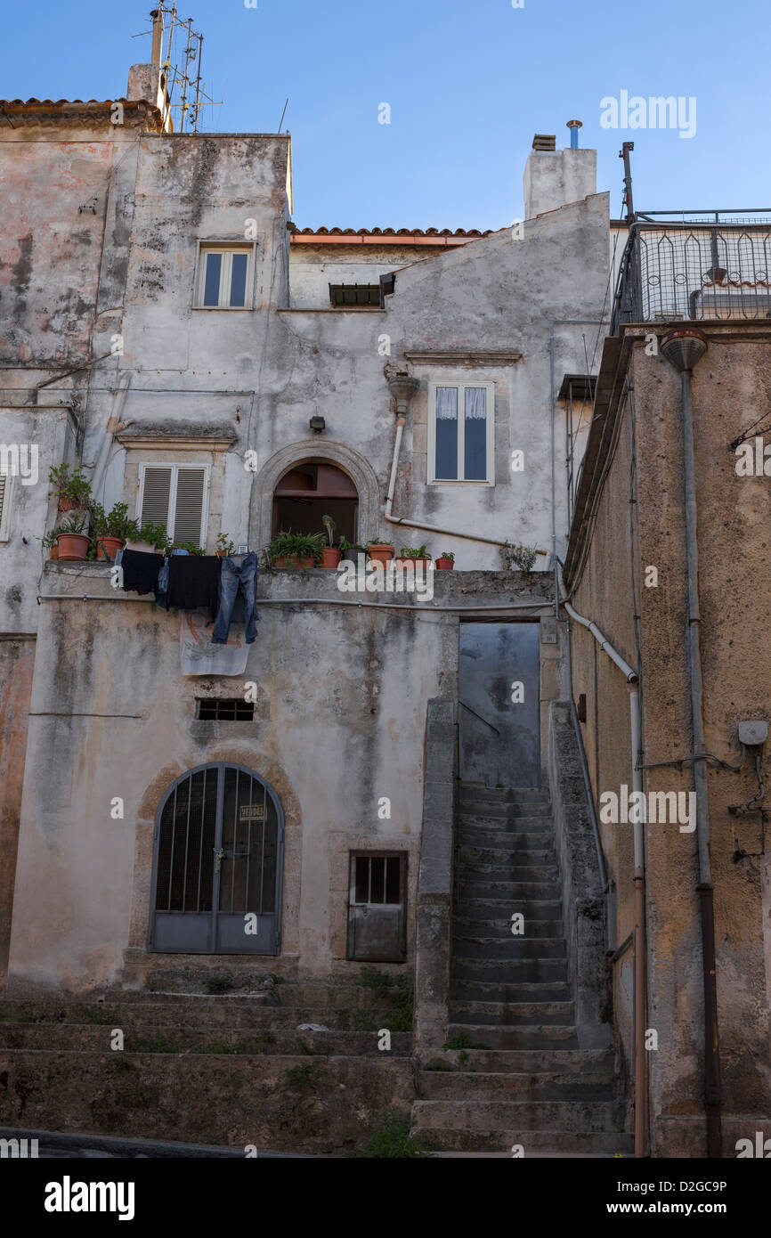 Old buildings houses Gargano, Apulia, Puglia, Italy Stock Photo - Alamy