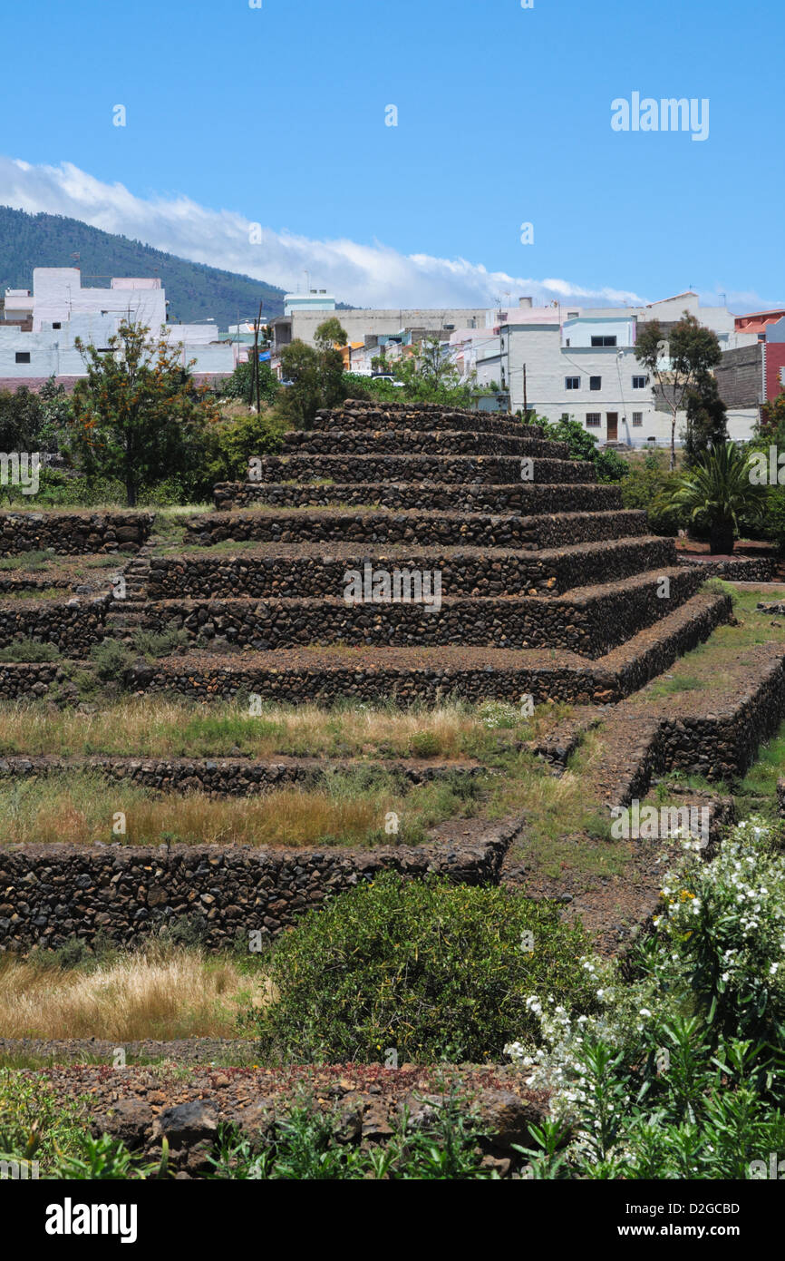 Guanche Pyramids exhibition in Güimar municipality (Tenerife island ...