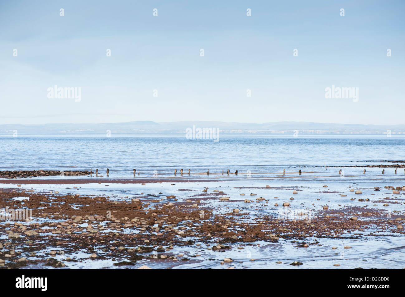The beach at Porlock Weir, Somerset, England, United Kingdom Stock ...
