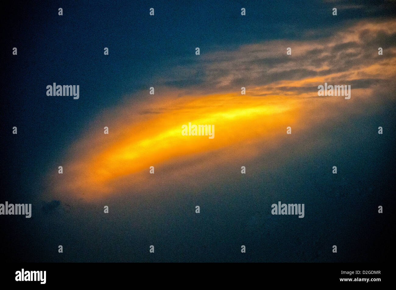 Weird Sky looks like UFO at War Veteran's Memorial Park in Saint ...