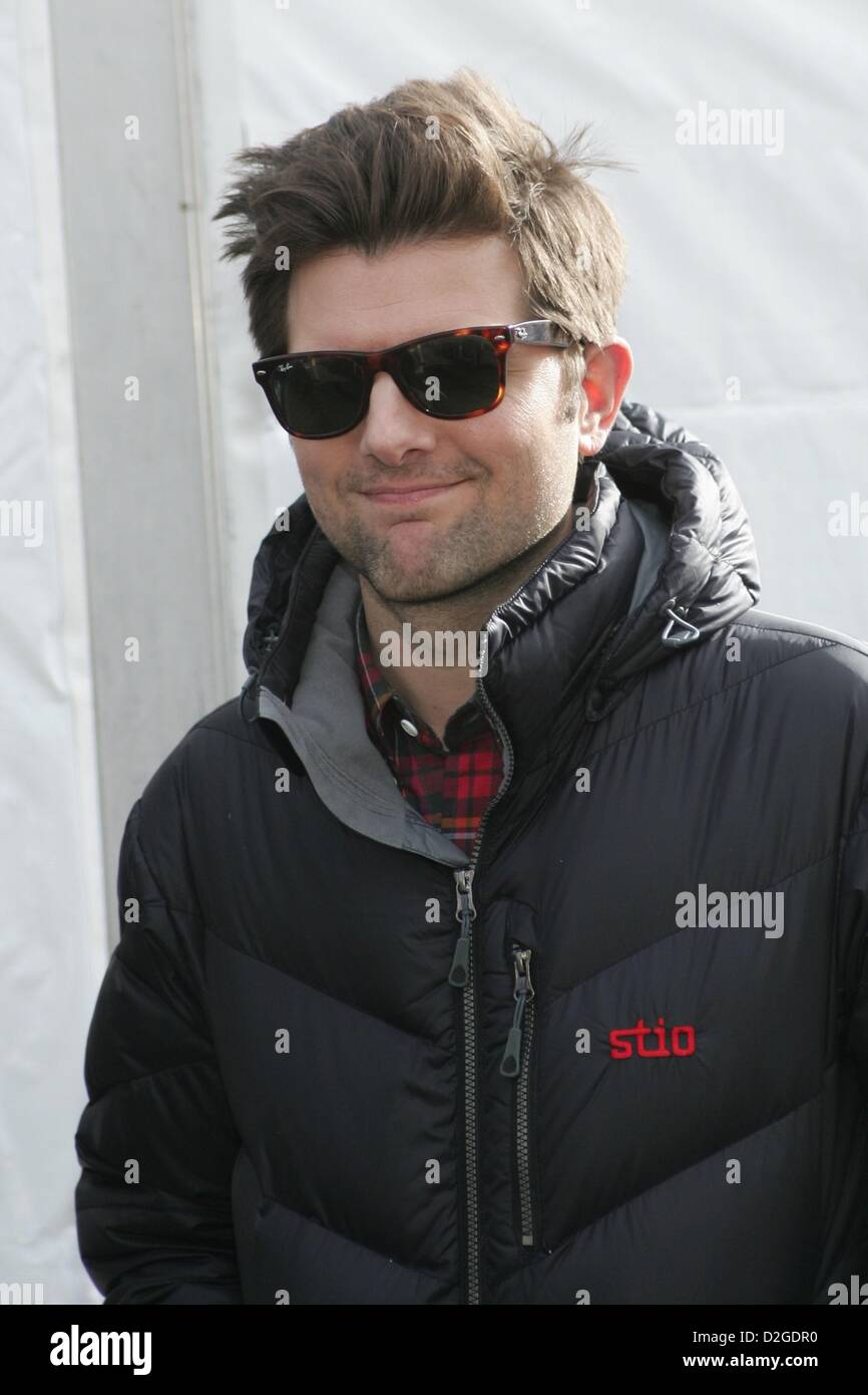 Adam Scott out and about for Celebrity Candids at Sundance Film ...