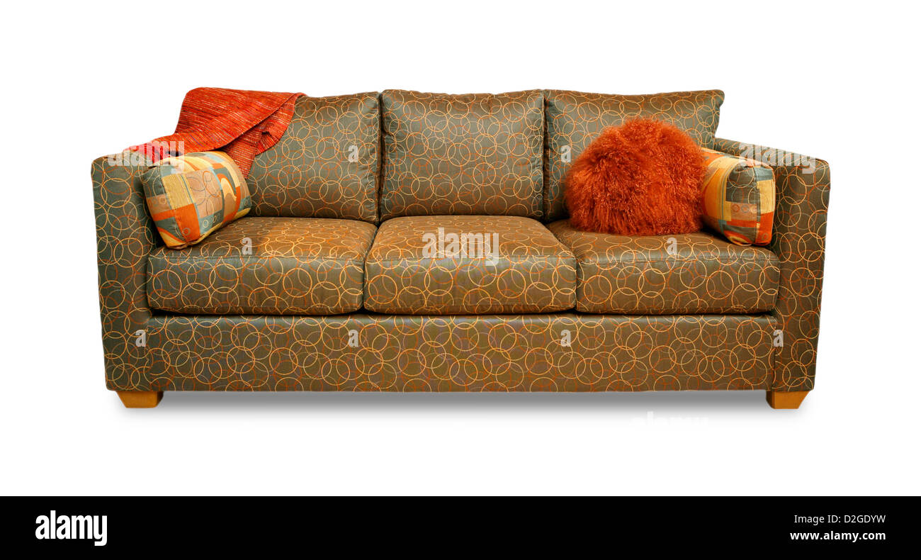 Gold couch Cut Out Stock Images & Pictures - Alamy