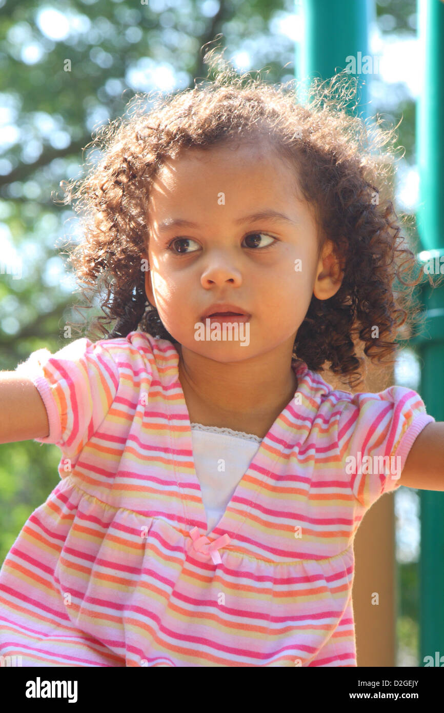 Biracial Little Girls