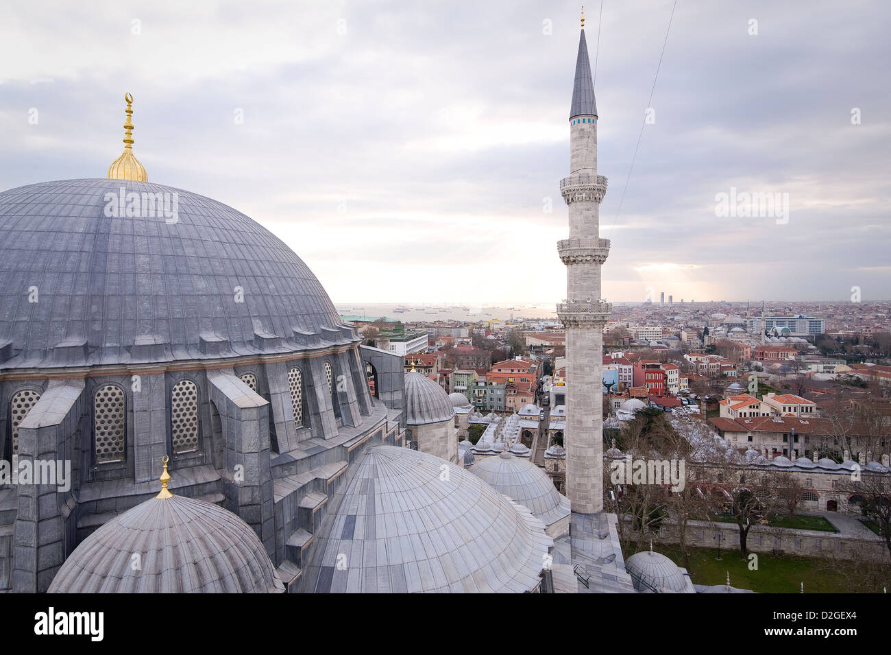 TURKEY, ISTANBUL: From Suleymaniye Mosque in Sultanahmet one has a ...