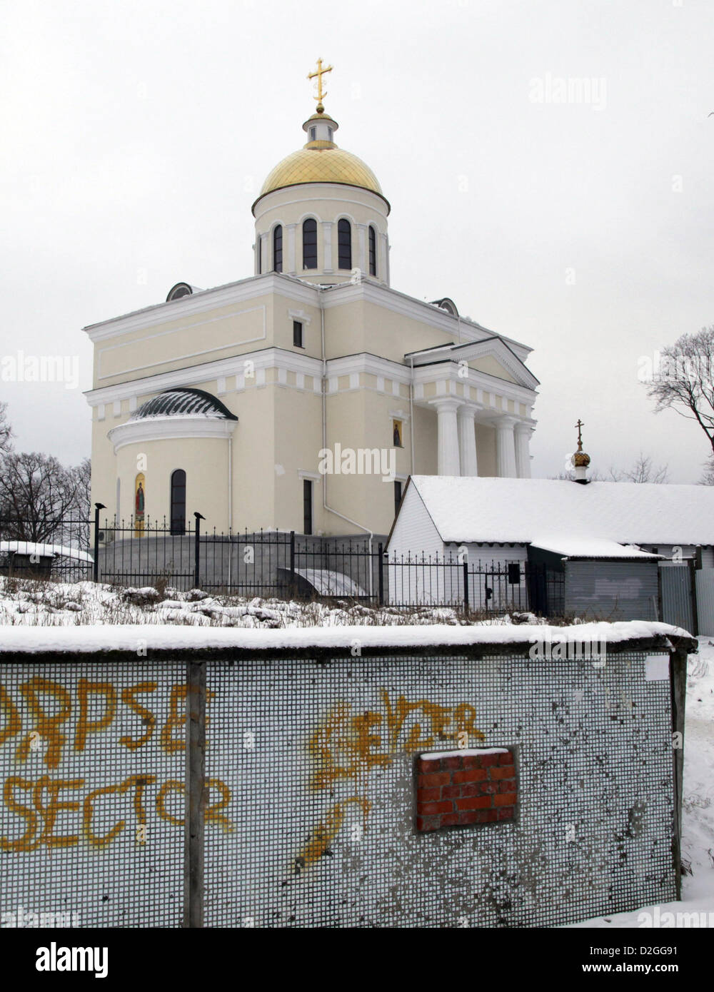 Russian Orthodox Alexander Nevsky Church is pictured in Baltiysk near ...