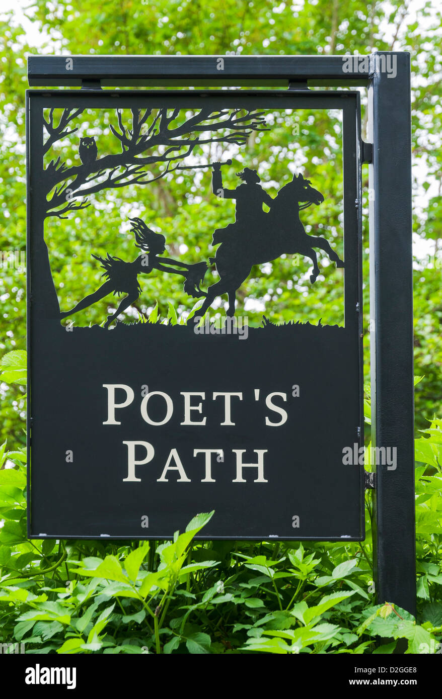 Poets path sign hi-res stock photography and images - Alamy