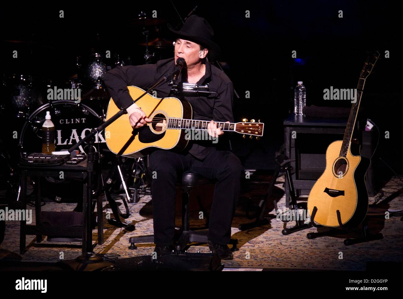 Jan. 23, 2013 - Modesto, CA, USA - Clint Black performs life at the ...