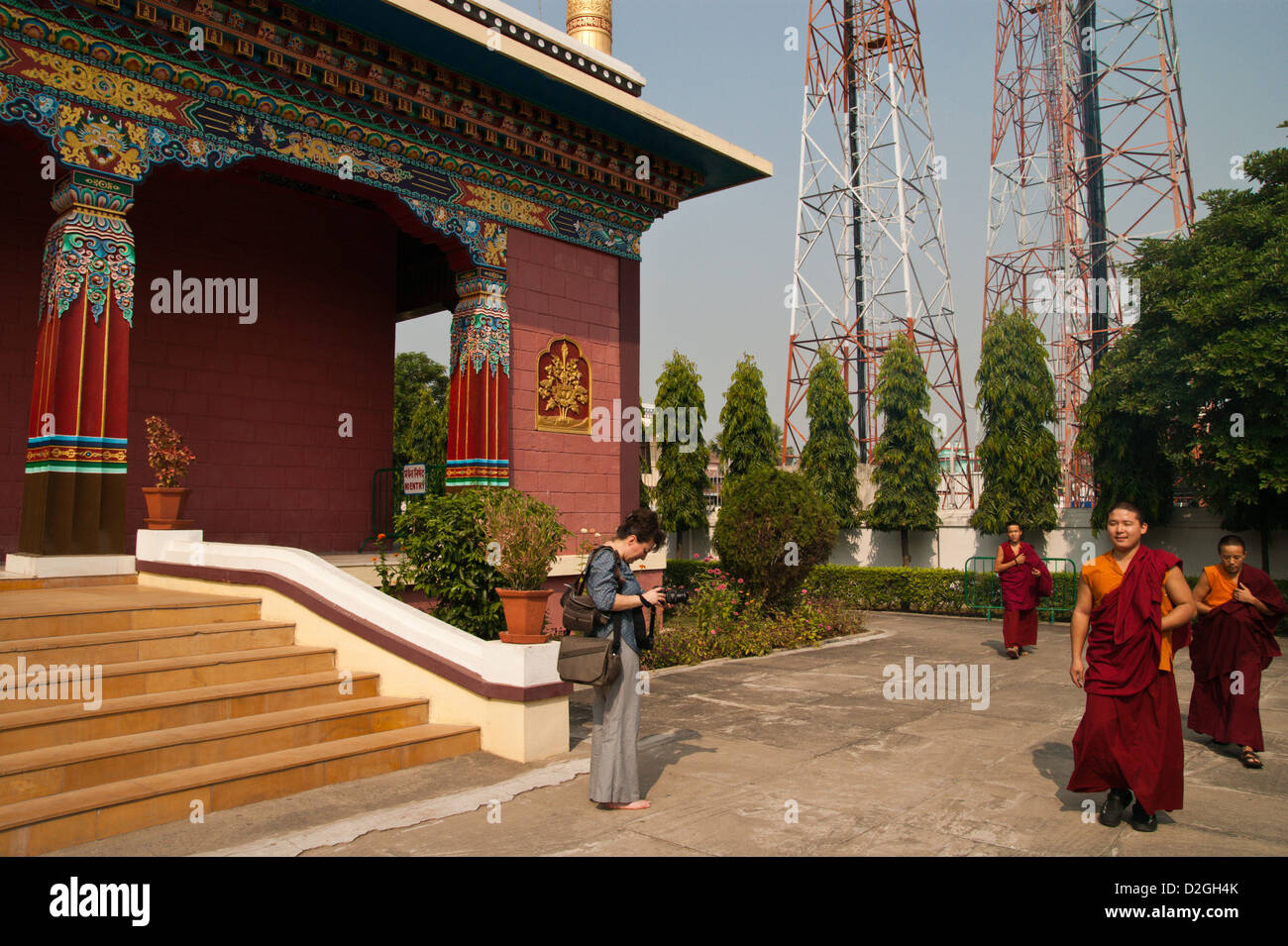 Bodhgaya Bihar India Stock Photo - Alamy