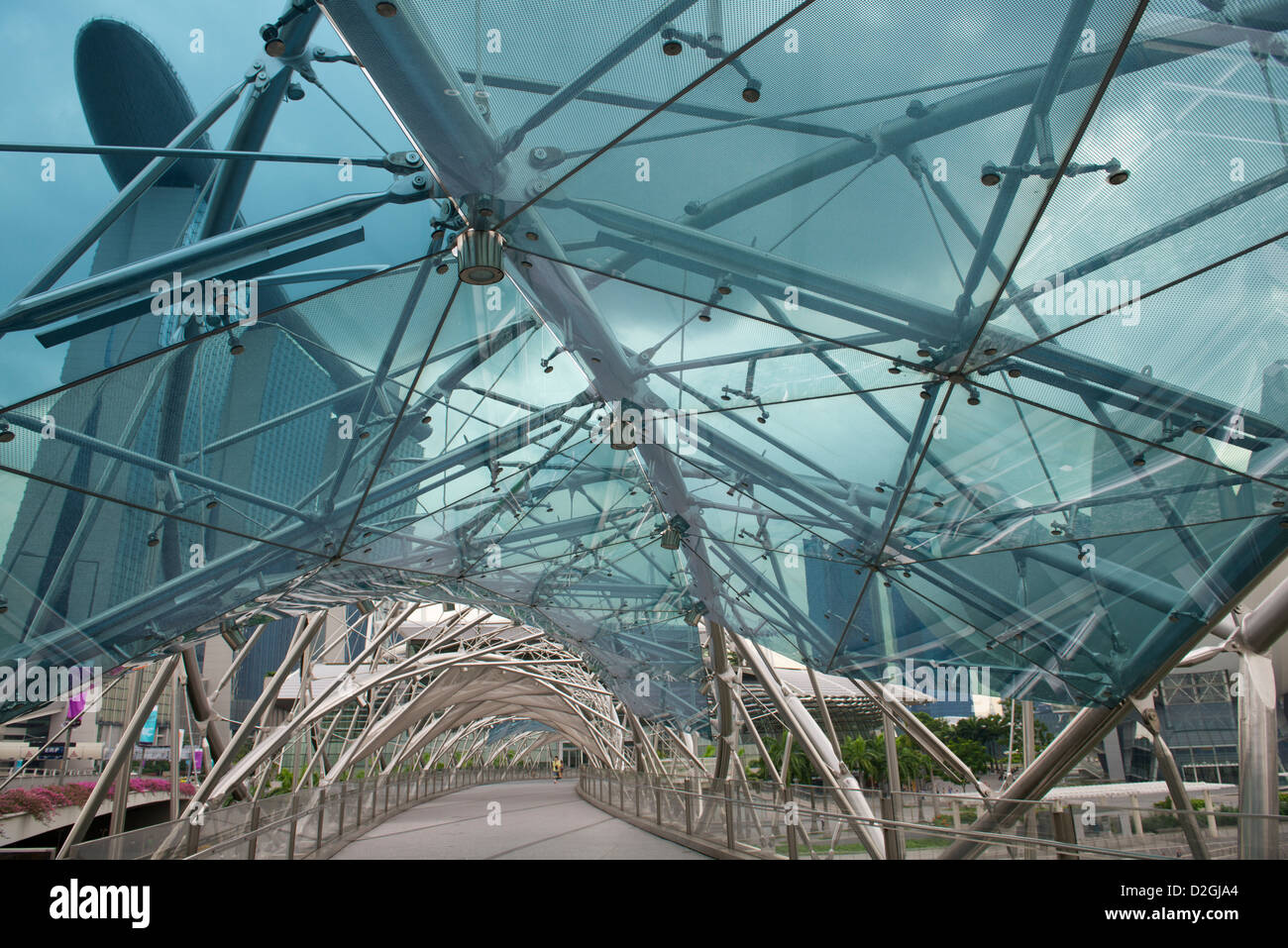 The Helix Bridge Stock Photo - Alamy