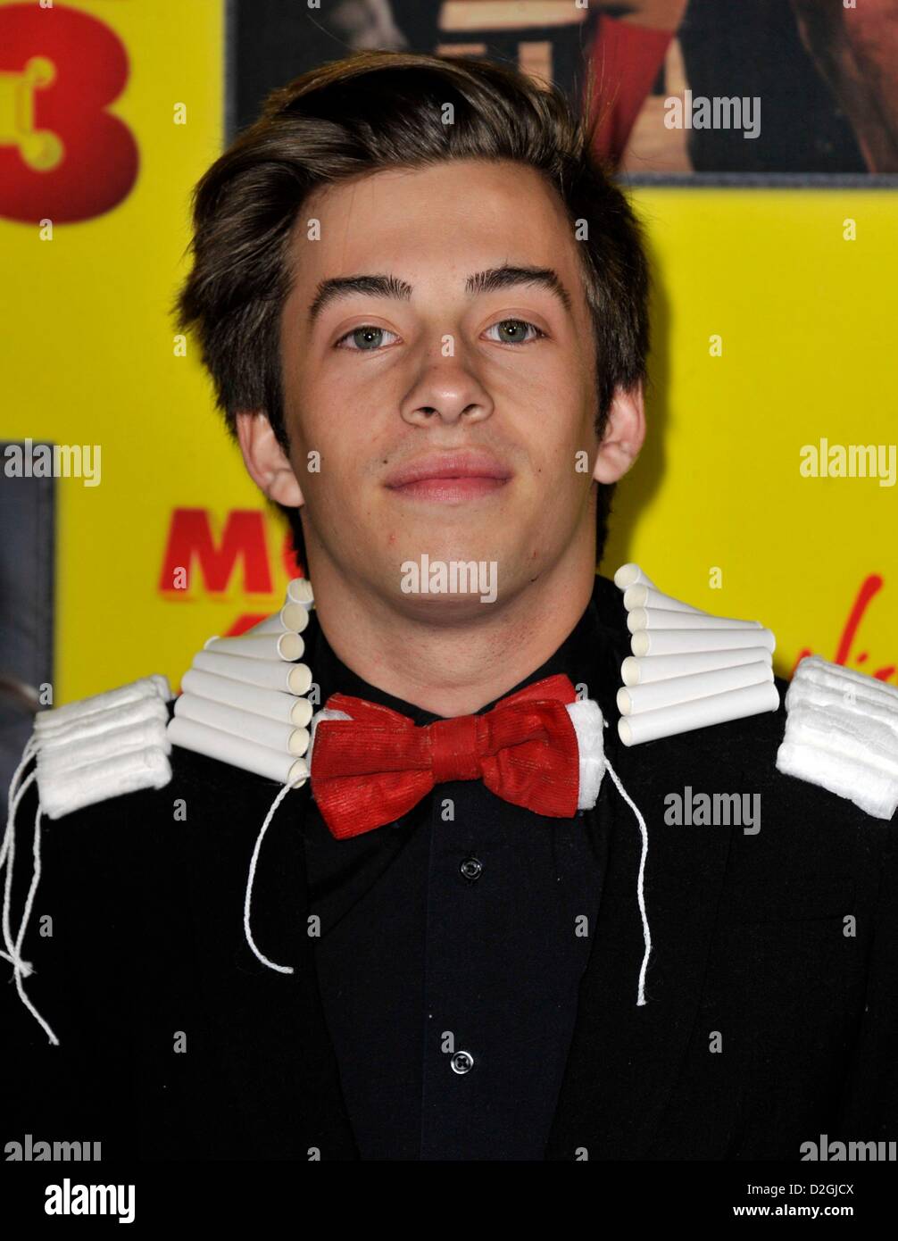 Jimmy Bennett at arrivals for MOVIE 43 Premiere, Grauman's Chinese ...