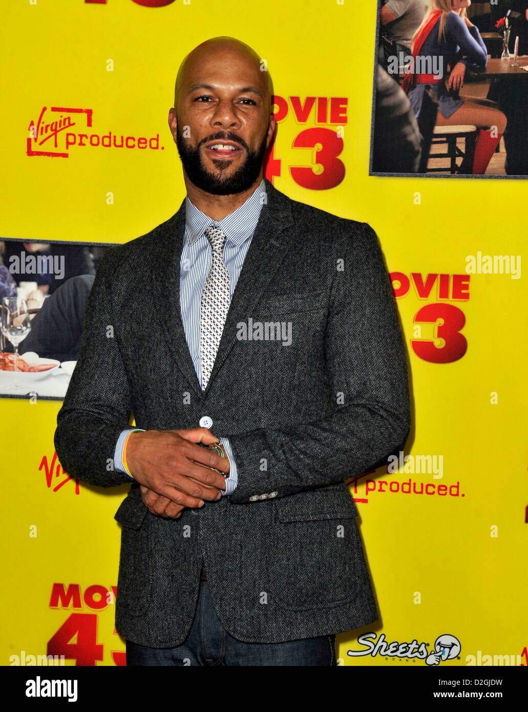 Common at arrivals for MOVIE 43 Premiere, Grauman's Chinese Theatre ...