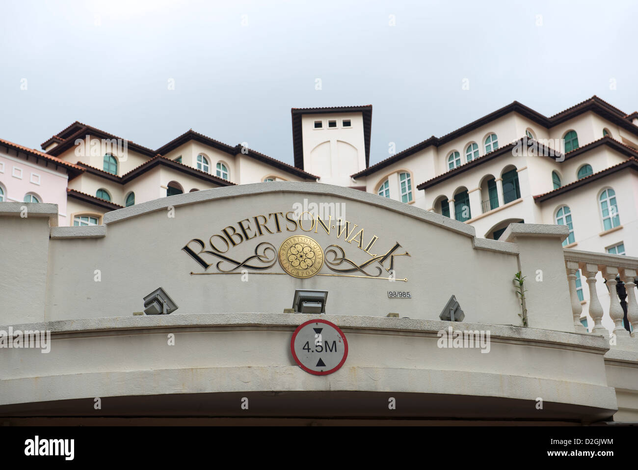 Robertson Walk Singapore Stock Photo - Alamy